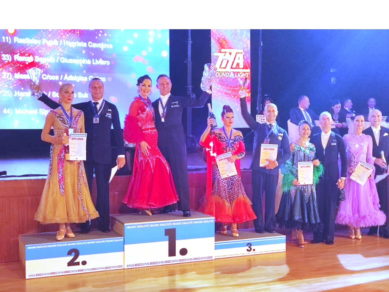 🏆 1. Platz für Artur & Petra WDSF SEN III STANDARD in Hradec KrÁlovÉ ...